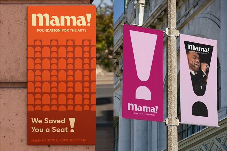 Mama Foundation’s visual identity is inspired by Harlem and its gospel ...