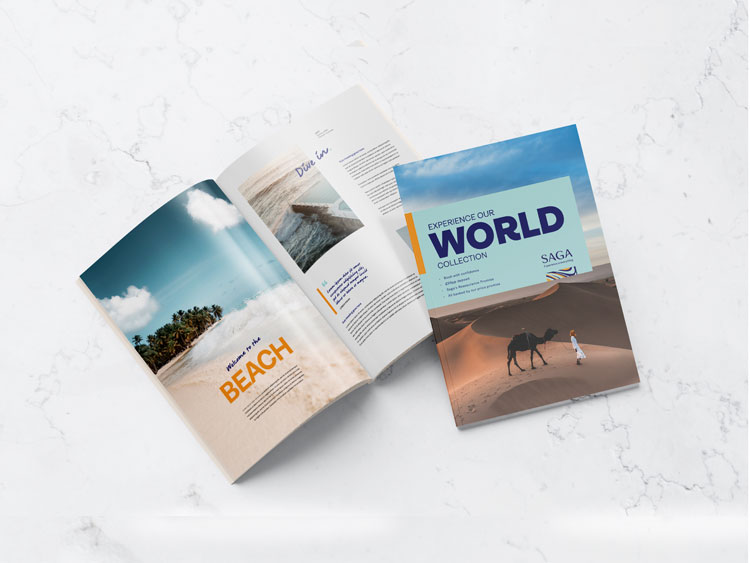 Design studio SomeOne rebrands Saga - Design Week