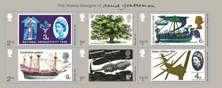 Royal Mail honours legendary stamp designer David Gentleman in new ...