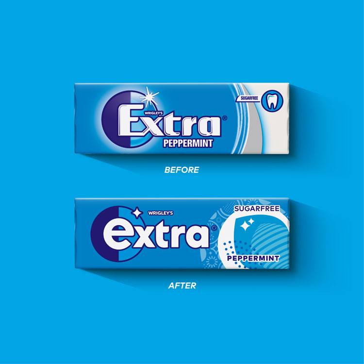 Wrigley S Extra Wrigley S Extra Cool Breeze Sugar Free Chewing Gum 30