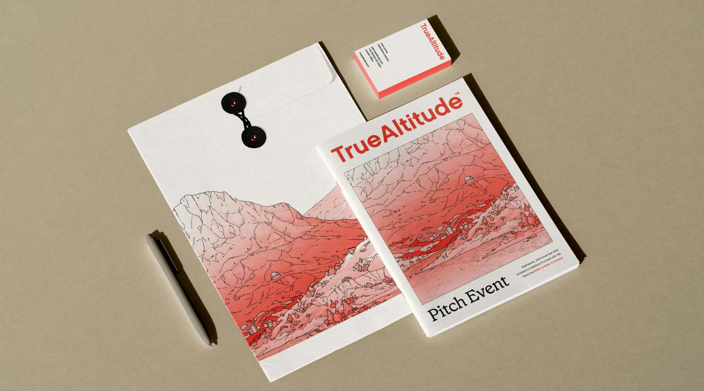 Start-up advisor True Altitude’s new “psychedelic” identity - Design Week