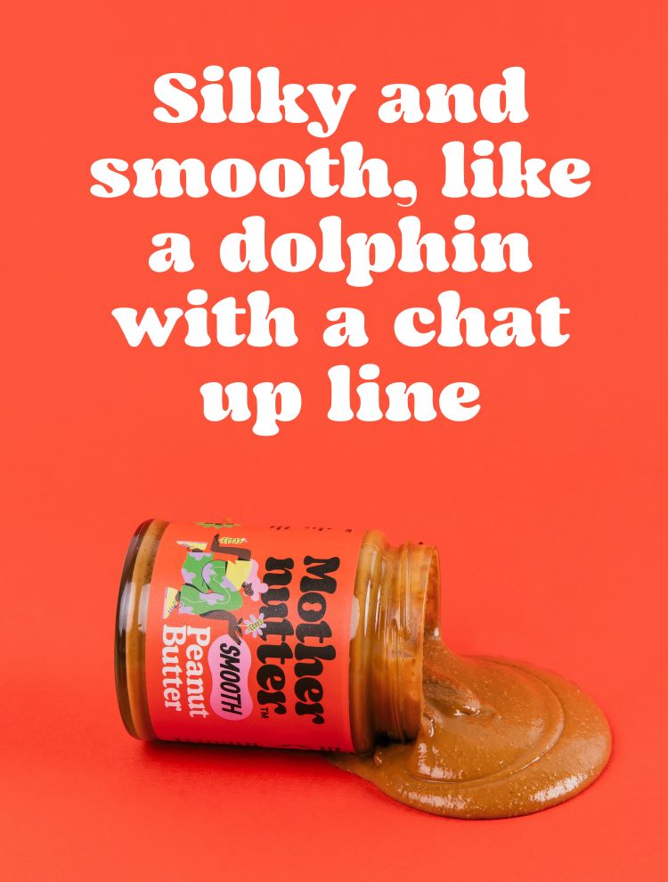 Mothernutter peanut butter embraces 1970s “flower power” - Design Week