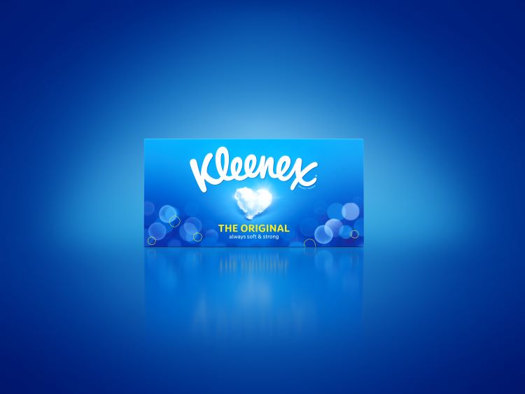 Echo incorporates “bokeh” graphic effect into Kleenex visual identity ...