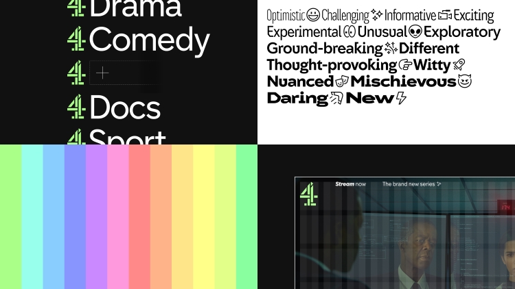 Channel 4 masterbrand revealed by 4creative and Pentagram - Design Week