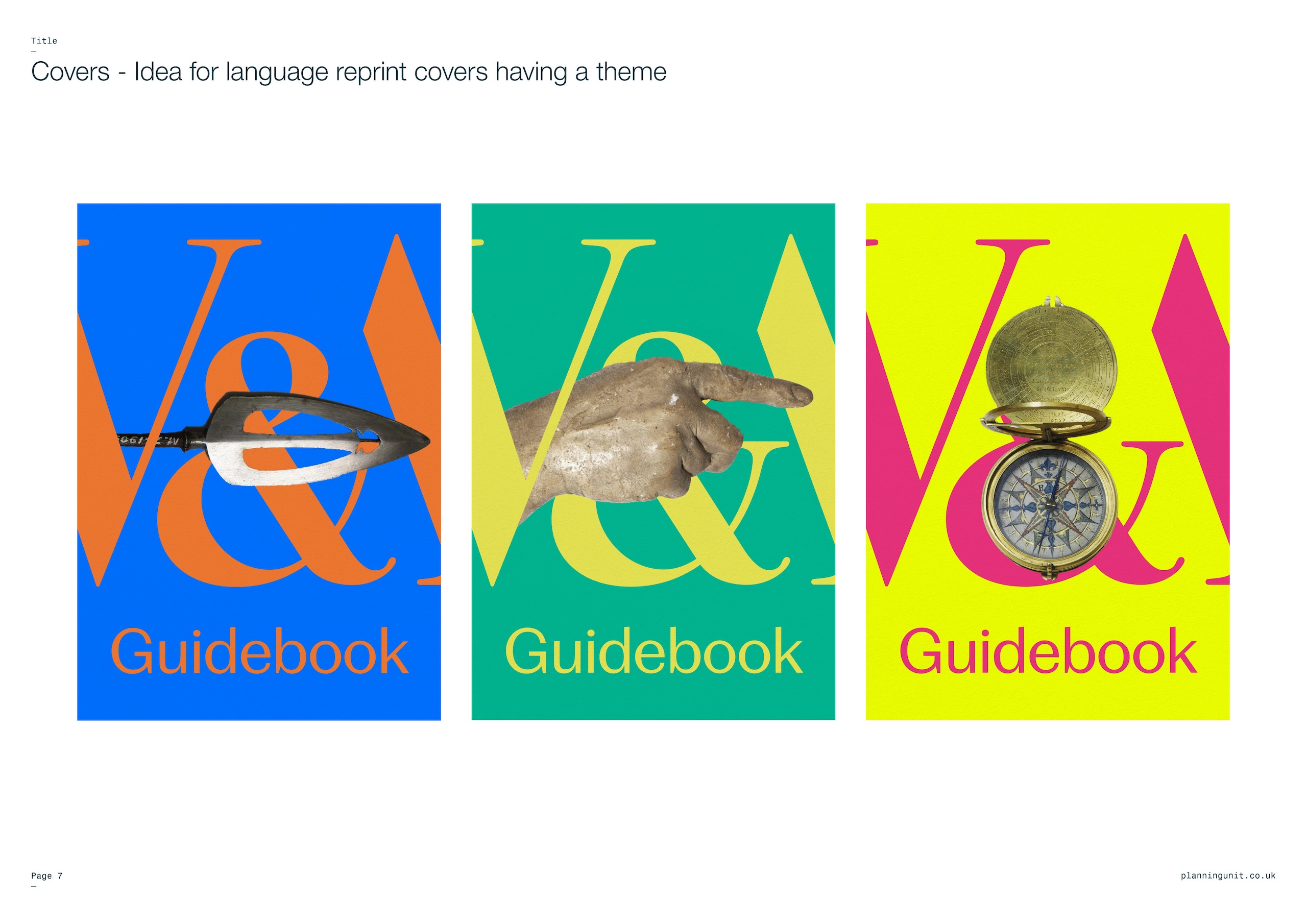 Planning Unit designs the new V&A guidebook - Design Week