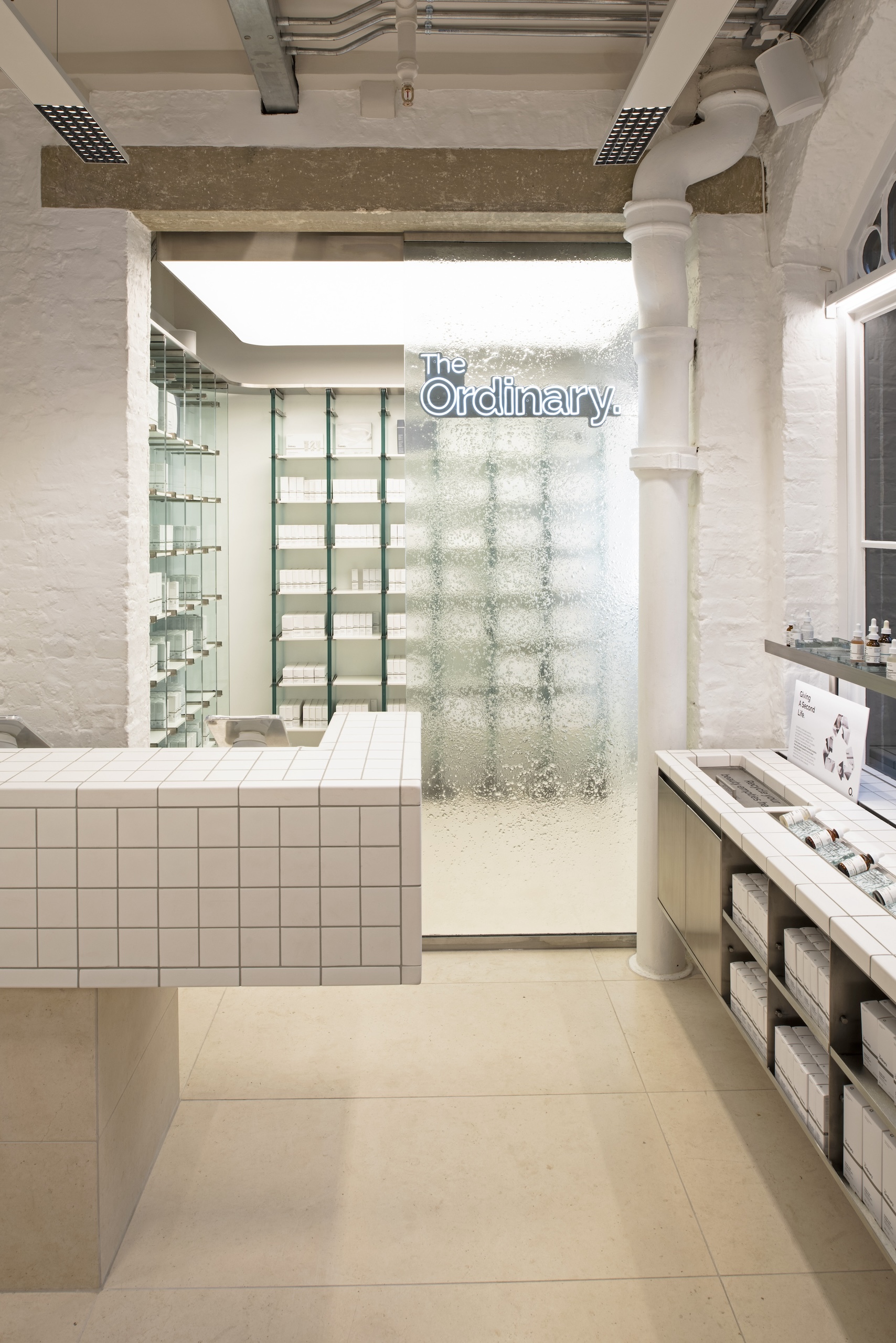 Brinkworth rethinks small space for skincare store - Design Week