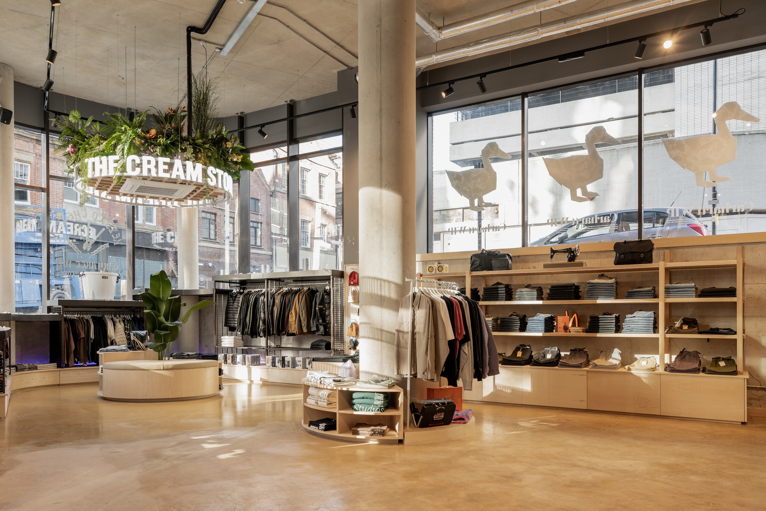 Cash desk becomes kitchen island in new Cream Store - Design Week