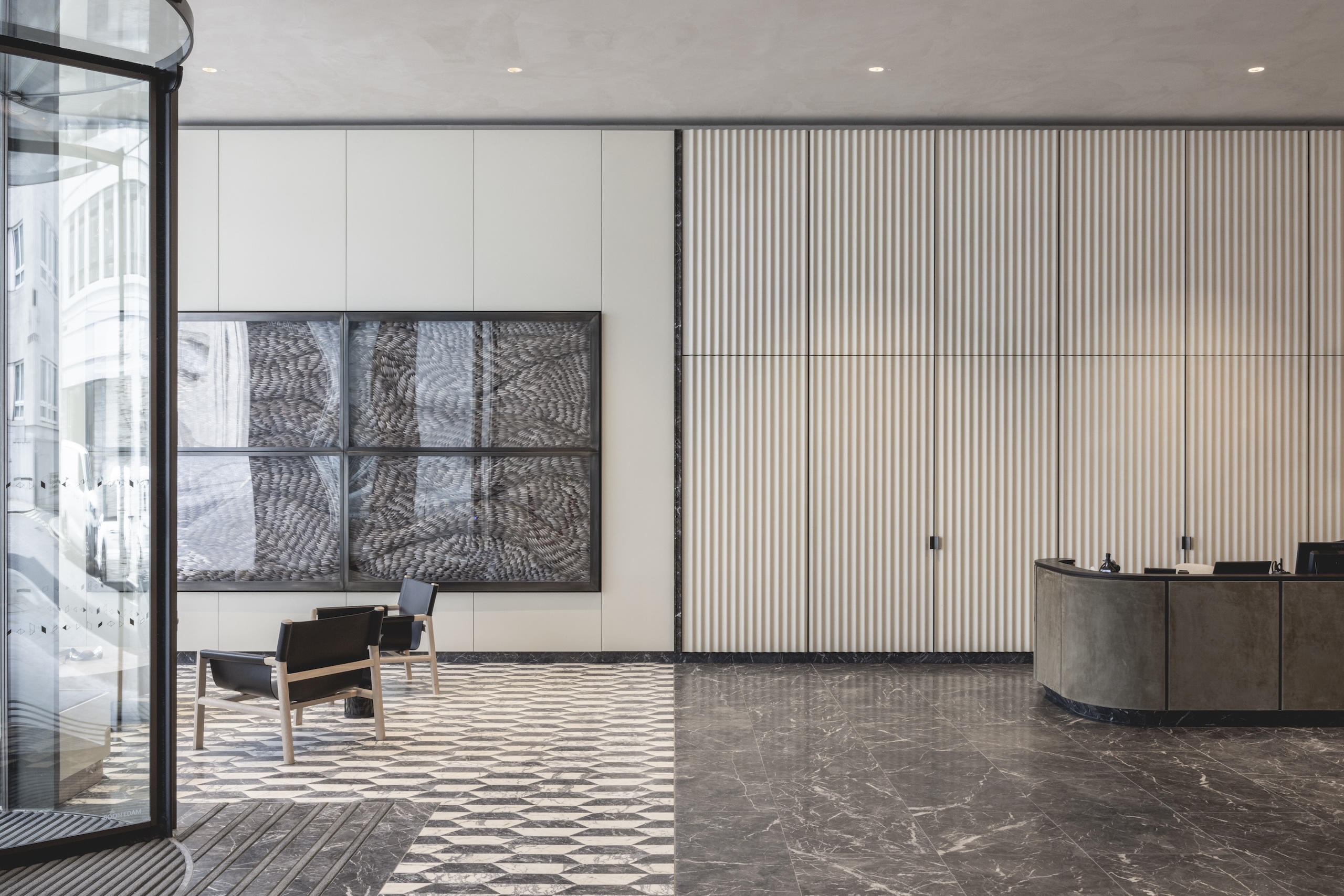 MoreySmith turns transient office reception into vibrant social space ...