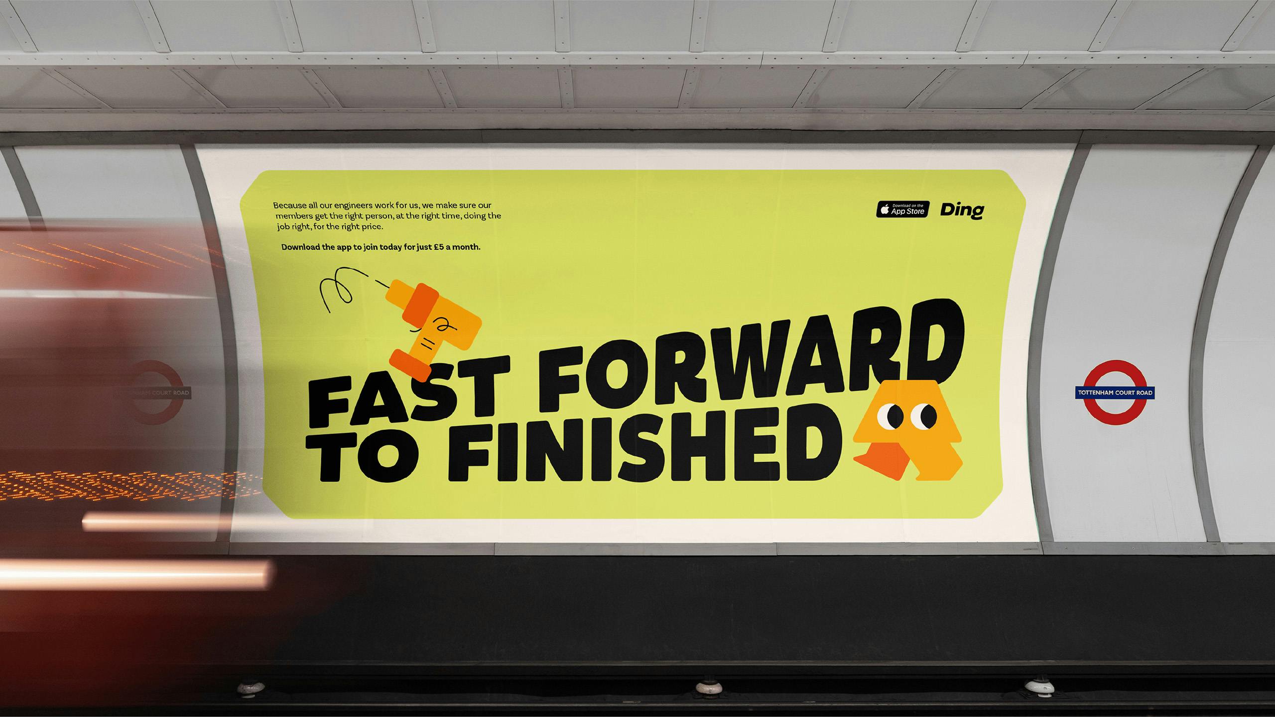 Wildish & Co. creates mascot-led brand for Ding - Design Week
