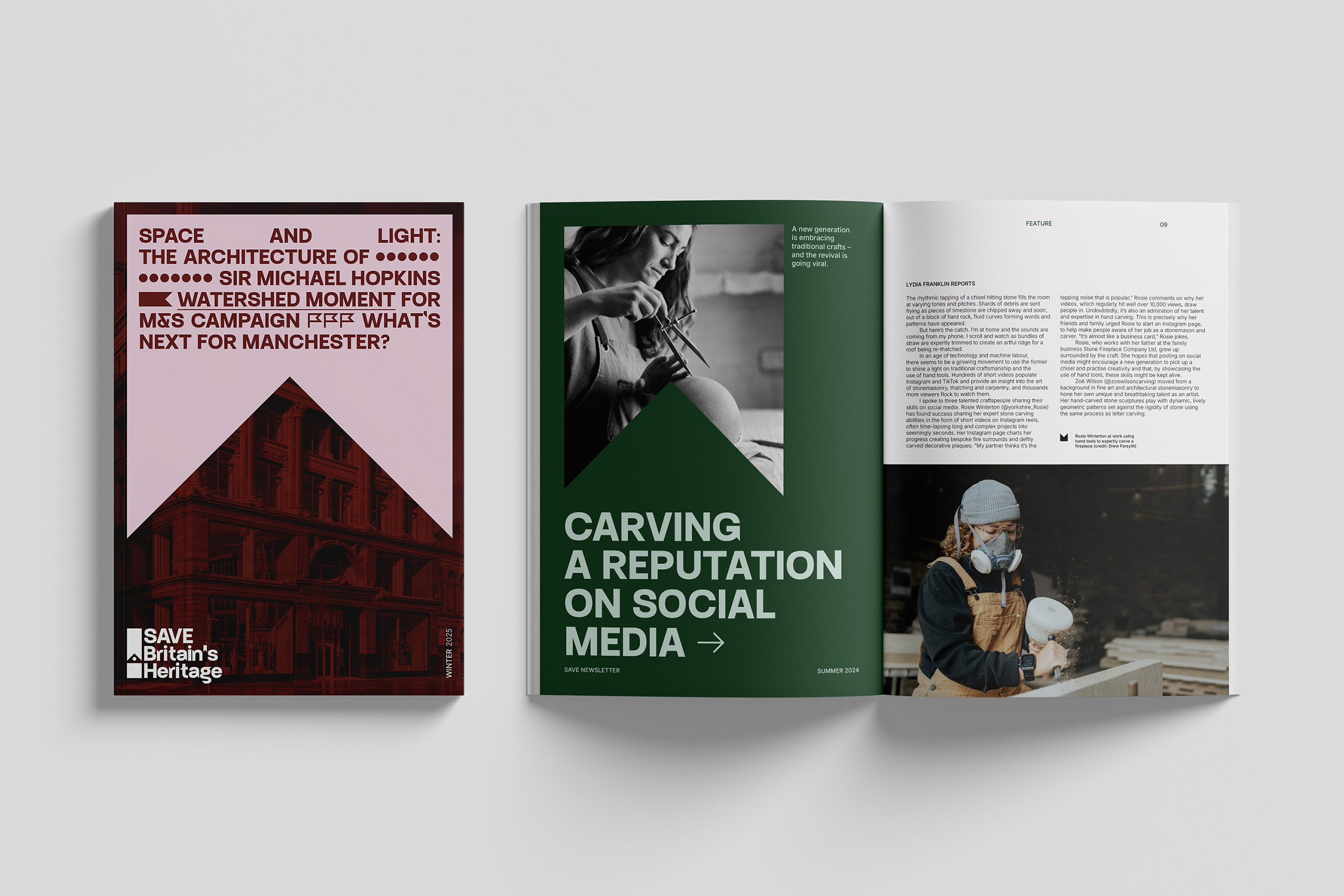 Studio.Build creates new identity for SAVE Britain’s Heritage - Design Week