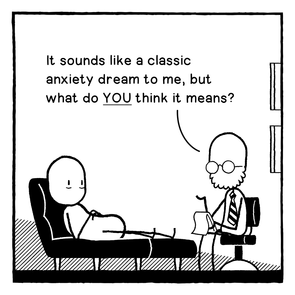 Anxiety Dream - The weekly cartoon - Design Week