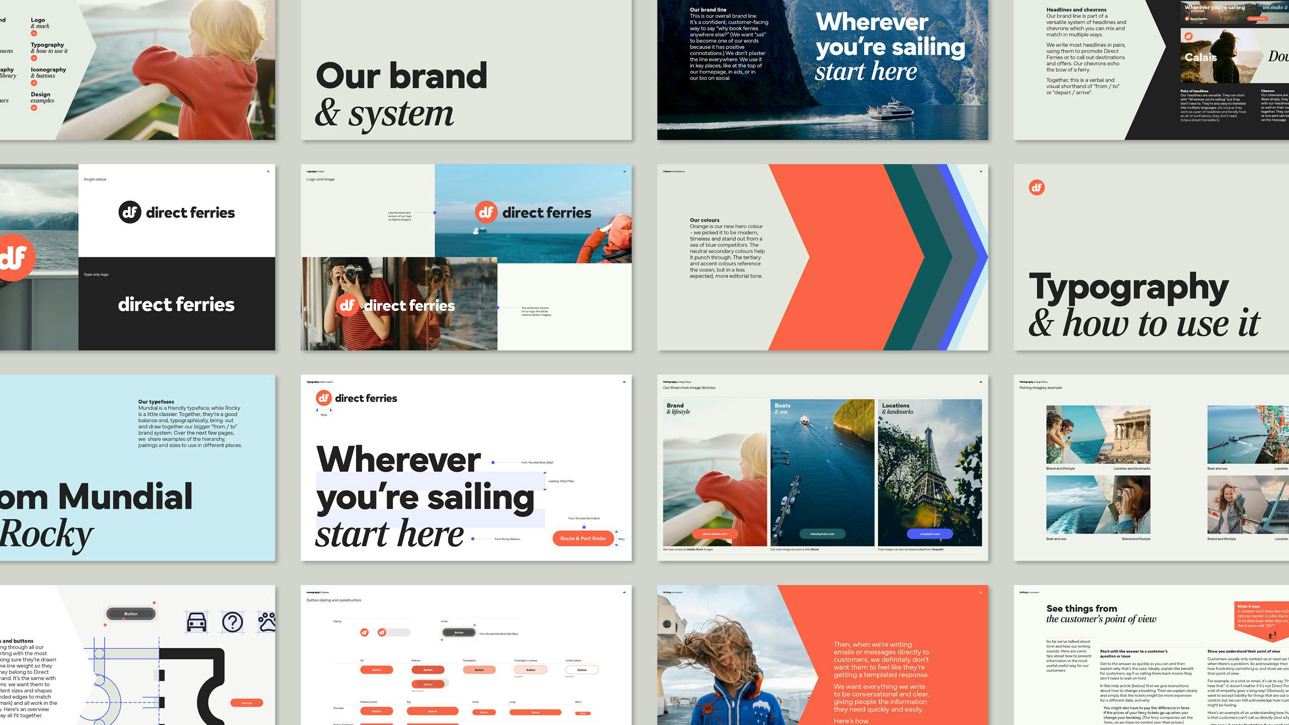 NotOnSunday and We All Need Words rebrand Direct Ferries - Design Week